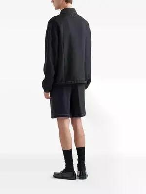 Prada Logo-patch Bermuda Shorts