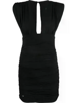 Philipp Plein Wrinkles Ruffle-detail Mini Dress
