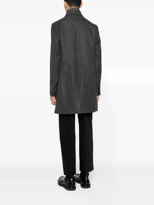 Herno Hybrid Virgin Wool-cashmere Coat - Grey