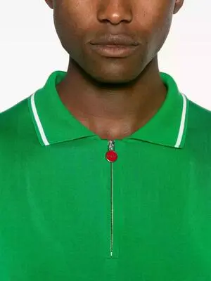 Kiton Striped-edge Cotton Polo Shirt