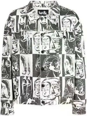 HACULLA. Chess Denim Jacket - Black