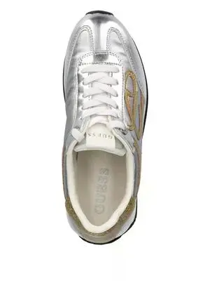Guess Metallic-effect Lace-up Sneakers