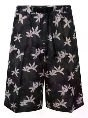 WHITE SAND Printed Shorts