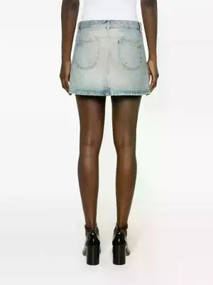 COURREGES Mini Denim Skirt