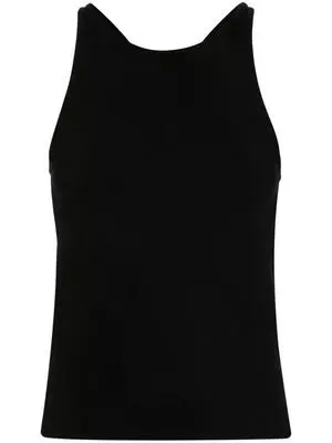 Max Mara Sleeveless Knitted Top - Black