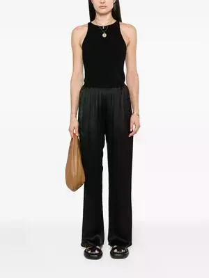 Max Mara Sleeveless Knitted Top - Black