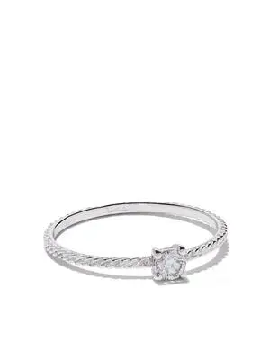 WOUTERS & HENDRIX 18kt Gold Diamond Uzerai Exclusive Ring - Silver