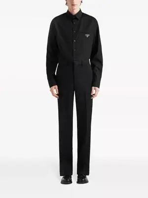 Prada Triangle-logo Shirt