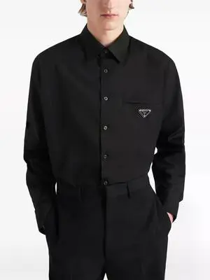 Prada Triangle-logo Shirt