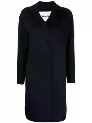 JIL SANDER Button-front Cashmere Coat