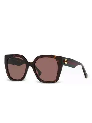 Gucci Oversized Sunglasses - Brown