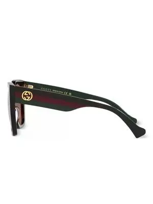 Gucci Oversized Sunglasses - Brown