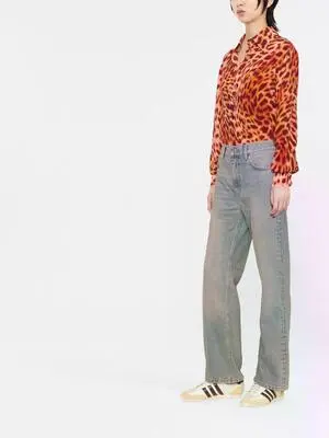 Stella McCartney Leopard-print Silk Shirt