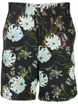 Erdem Floral Print Chino Shorts