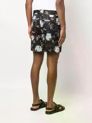 Erdem Floral Print Chino Shorts
