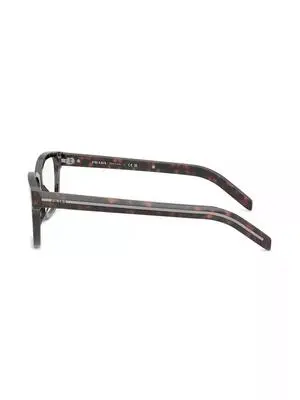 Prada Square-frame Glasses - Brown