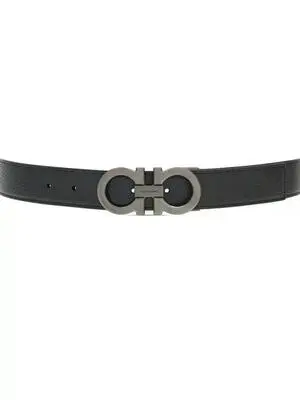 FERRAGAMO Gancini Buckle Belt - Brown