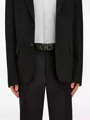 FERRAGAMO Gancini Buckle Belt - Brown