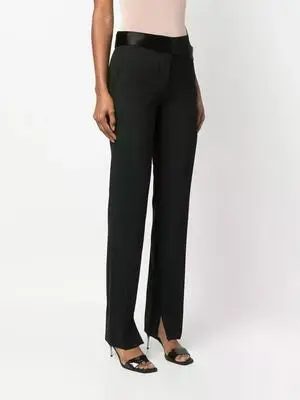 Stella McCartney Satin-waistband Detail Trousers