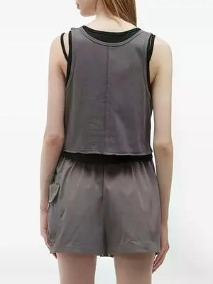 MUSIUM DIV. Layered Sleeveless Top - Grey