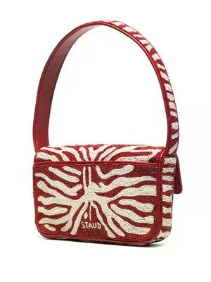 Staud Tommy Bead-embellished Shoulder Bag