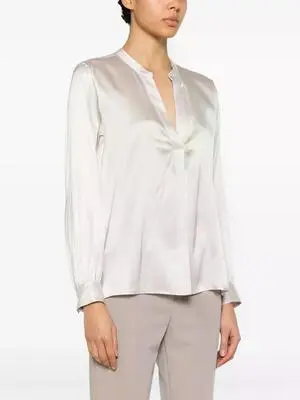 BLANCA VITA Satined Blouse