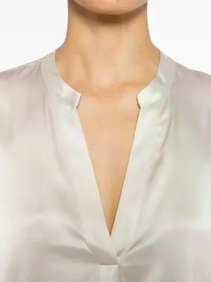 BLANCA VITA Satined Blouse