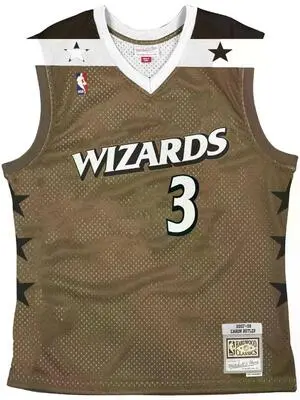 Mitchell & Ness Nba Washington Wizards 2007 Caron Butler Jersey - Neutrals