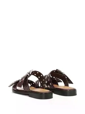 GANNI Leather Sandals