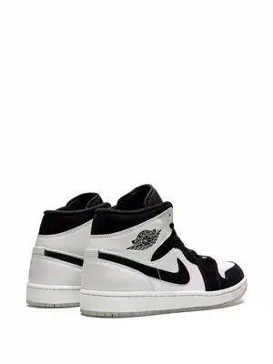 JORDAN Air 1 Mid Se Diamond Sneakers - Black