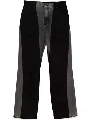 MUGLER Washed Straight-leg Jeans