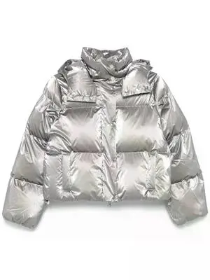 Elisabetta Franchi Cropped Puffer Jacket