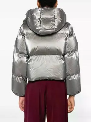 Elisabetta Franchi Cropped Puffer Jacket