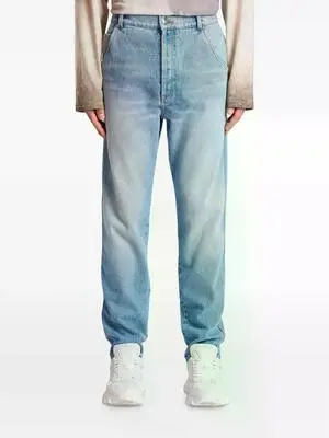 Balmain Low-rise Slim-fit Jeans In Light
