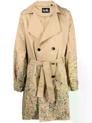 HACULLA. Paint Splatter Trench Coat