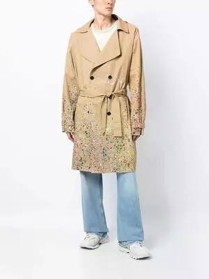 HACULLA. Paint Splatter Trench Coat