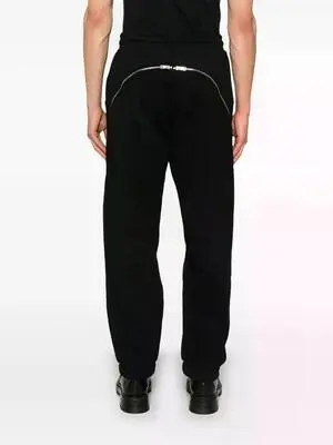 MUGLER Fleece Zip Track Pants