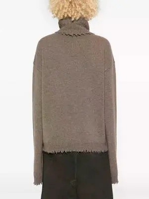 UMA WANG Distressed Cashmere Sweater