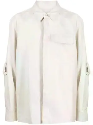 Helmut Lang Cotton-linen Twill Shirt