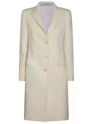 Tagliatore Single-breasted Virgin Wool-blend Coat - Neutrals