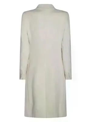 Tagliatore Single-breasted Virgin Wool-blend Coat - Neutrals