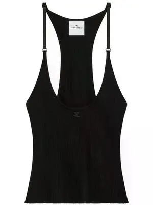 COURREGES Scuba-knit Tank Top