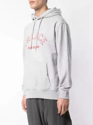 PALACE Logo-print Hoodie - Grey
