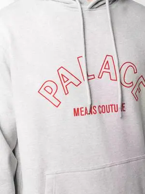 PALACE Logo-print Hoodie - Grey