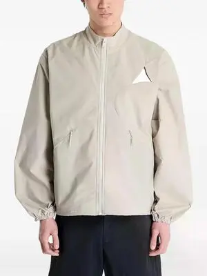 HELIOT EMIL Surtsey Zip-up Windbreaker - Neutrals
