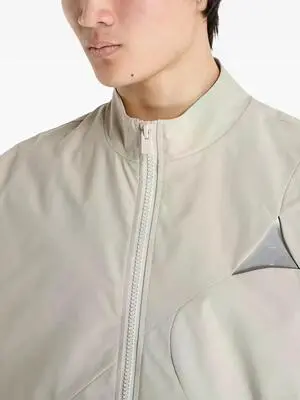 HELIOT EMIL Surtsey Zip-up Windbreaker - Neutrals