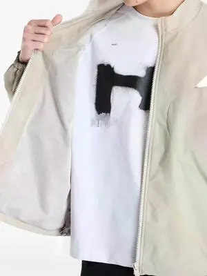HELIOT EMIL Surtsey Zip-up Windbreaker - Neutrals