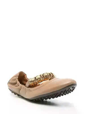 TOD'S Leather Ballet Flats