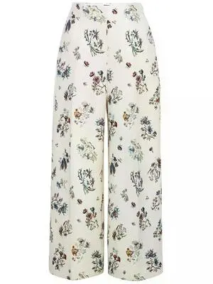 Adam Lippes Callen Floral-print Trousers