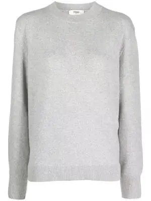 Fendi Crew-neck Wool-blend Jumper